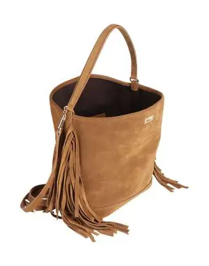 Sandro Handbag Camel Cow Leather