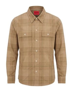 Hugo Shirt Sand Size Cotton - Beige