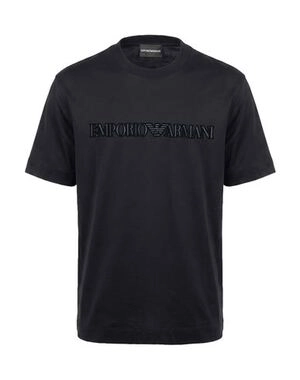 Emporio Armani T-shirt Size Lyocell, Cotton, Polyamide - Navy