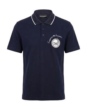 Emporio Armani Polo Shirt Size Cotton - Navy