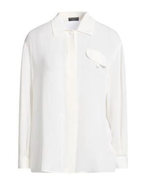 Emporio Armani Shirt Ivory Size Silk - White