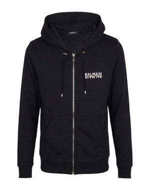 Balmain Sweatshirt Size Cotton - Black