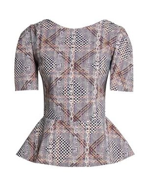 Chiara Boni La Petite Robe Peplum Top - Lilac
