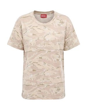 DIESEL® T-shirt Size Cotton - Beige