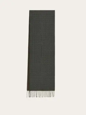 FERRAGAMO Double Face Scarf - Green