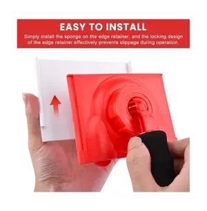 XDOVET Paint Edger Trimmer 360degree Rotation Handle Replacement Pads Wall Ceiling Applicator