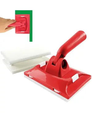 XDOVET Anglet Edger Edge Trimmer Extendable Handle Pad Applicator Walls Corners Ceilings - Red