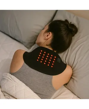 PURSONIC Red Light Therapy Neck Wrap And Fast-heating Full Body Heating Pad