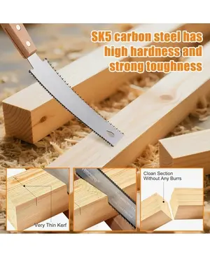 XDOVET Wood Chisel Set Double-edge Coping Tool Joinery Carving Kit
