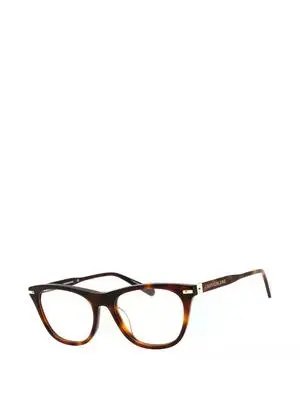 Calvin Klein Tortoiseshell-effect Rectangle Frame Eyeglasses