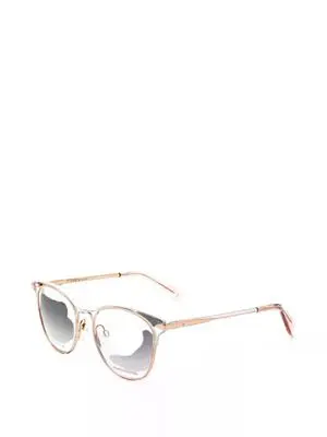 Rag & Bone Geometric-frame Glasses - Gold