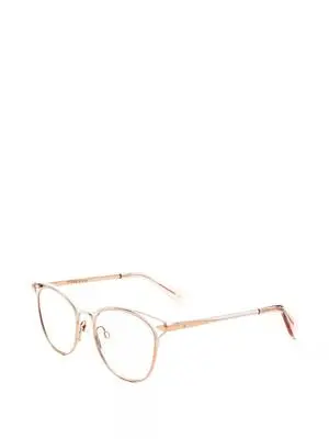 Rag & Bone Geometric Frame Eyeglasses - Gold