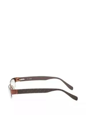 Guess Logo-print Rectangle-frame Glasses