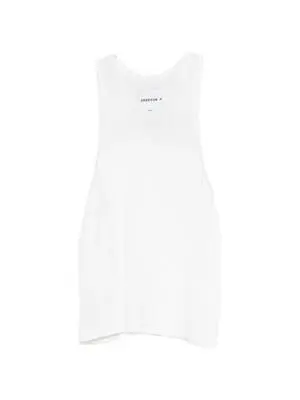 EMERSON RENALDI Square-neck Sleeveless Vest - Neutrals