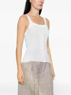 EMERSON RENALDI Square Neck Sleeveless Vest
