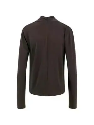Vince Draped Long-sleeve Top