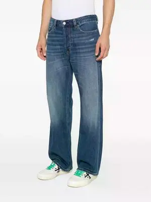 DIESEL® Faded Whiskered Jeans