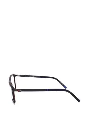 Tommy Hilfiger Tortoiseshell-effect Rectangle-frame Glasses - Brown