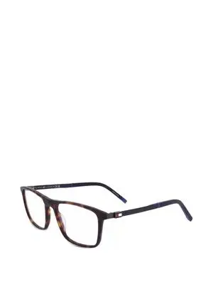 Tommy Hilfiger Tortoiseshell-effect Rectangle Eyeglasses - Brown