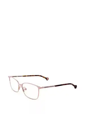 Carolina Herrera Geometric Frame Eyeglasses - Pink