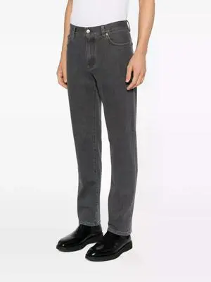 Zegna Logo Patch Straight-leg Jeans
