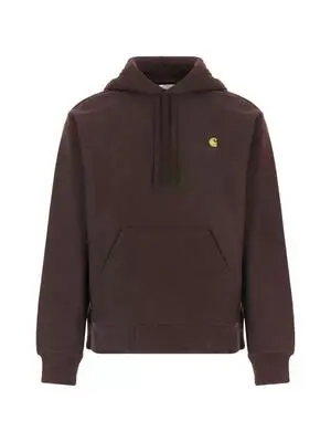 Carhartt Work In Progress American Script Logo-embroidered Hoodie - Red