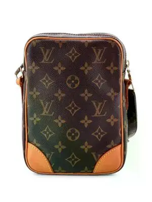 LOUIS VUITTON Danube Handbag Monogram Canvas Crossbody Bag - Brown
