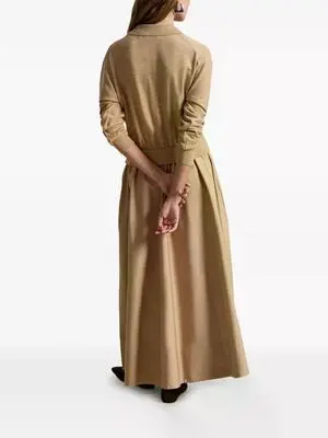 Polo Ralph Lauren Button-up Maxi Dress - Neutrals