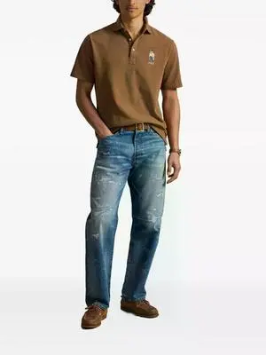 Polo Ralph Lauren Bear-embroidered Polo Shirt