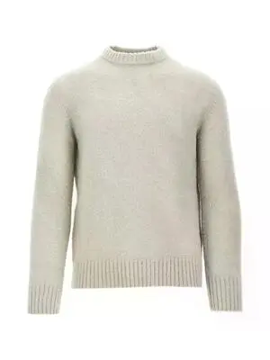 PIACENZA CASHMERE 1733 Ribbed-trim Wool Sweater - Neutrals