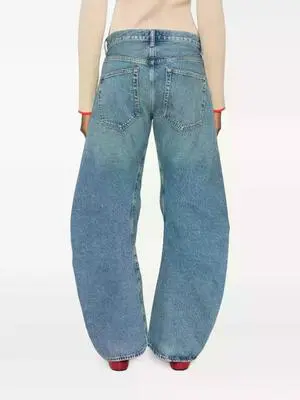 AGOLDE Whiskered Wide-leg Jeans