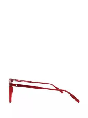 Montblanc Round Frame Eyeglasses - Red