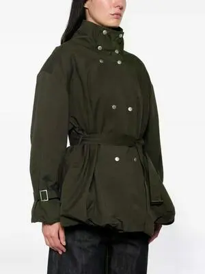 LA PISCINE Belted Double-breasted Jacket