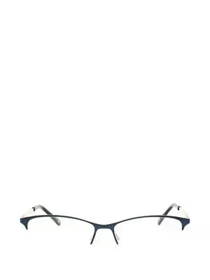 LIZ CLAIBORNE L 654 Cat-eye Frame Glasses - Blue
