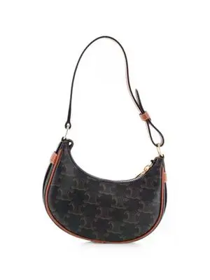 Celine Ava Bag Triomphe Coated Canvas Mini Shoulder Bag