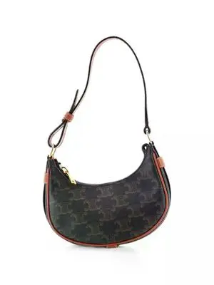 Celine Ava Bag Triomphe Coated Canvas Mini Shoulder Bag