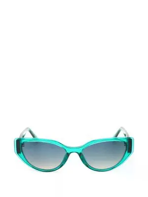 Guess Gradient Cat-eye Frame Sunglasses - Green