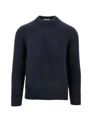 PIACENZA CASHMERE 1733 Ribbed-trims Sweater - Blue
