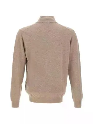 DELLA CIANA Half-zip Knit Sweater