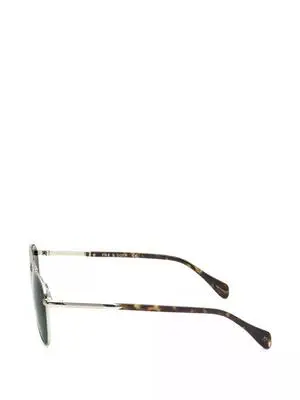 Rag & Bone Tortoiseshell-effect Pilot-frame Sunglasses