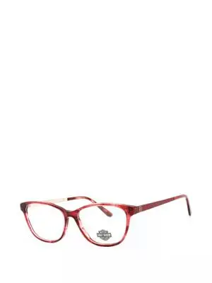 HARLEY-DAVIDSON Rectangle Frame Eyeglasses - Red