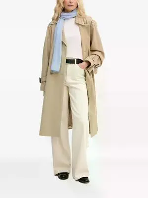 MOS MOSH Zani Contrast-stitched Trench Coat