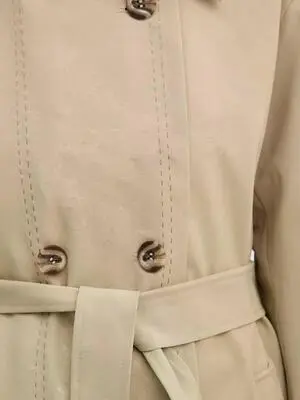 MOS MOSH Zani Contrast-stitched Trench Coat