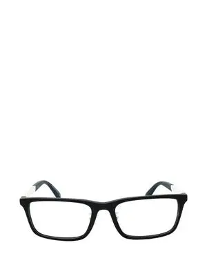 Emporio Armani Rectangle Frame Eyeglasses - Black