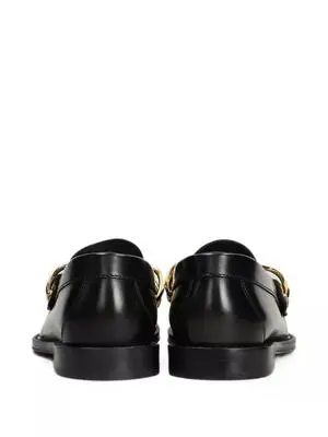 Alexander McQueen Wishbone Leather Loafers