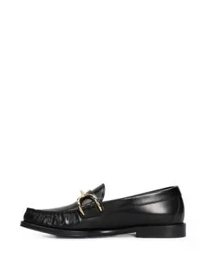 Alexander McQueen Wishbone Leather Loafers