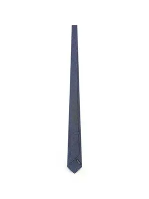 Kiton Geometric-pattern Silk Tie
