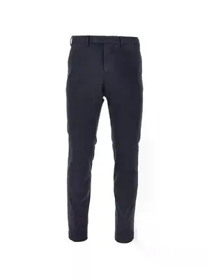 PT TORINO Tailored Trousers With Belt Loops - Blue