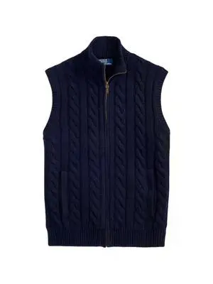 Polo Ralph Lauren Cable-knit Zip-up Cardigan - Blue