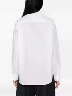 NICHOLSON & NICHOLSON Elen Pussy-bow Chest-pocket Shirt